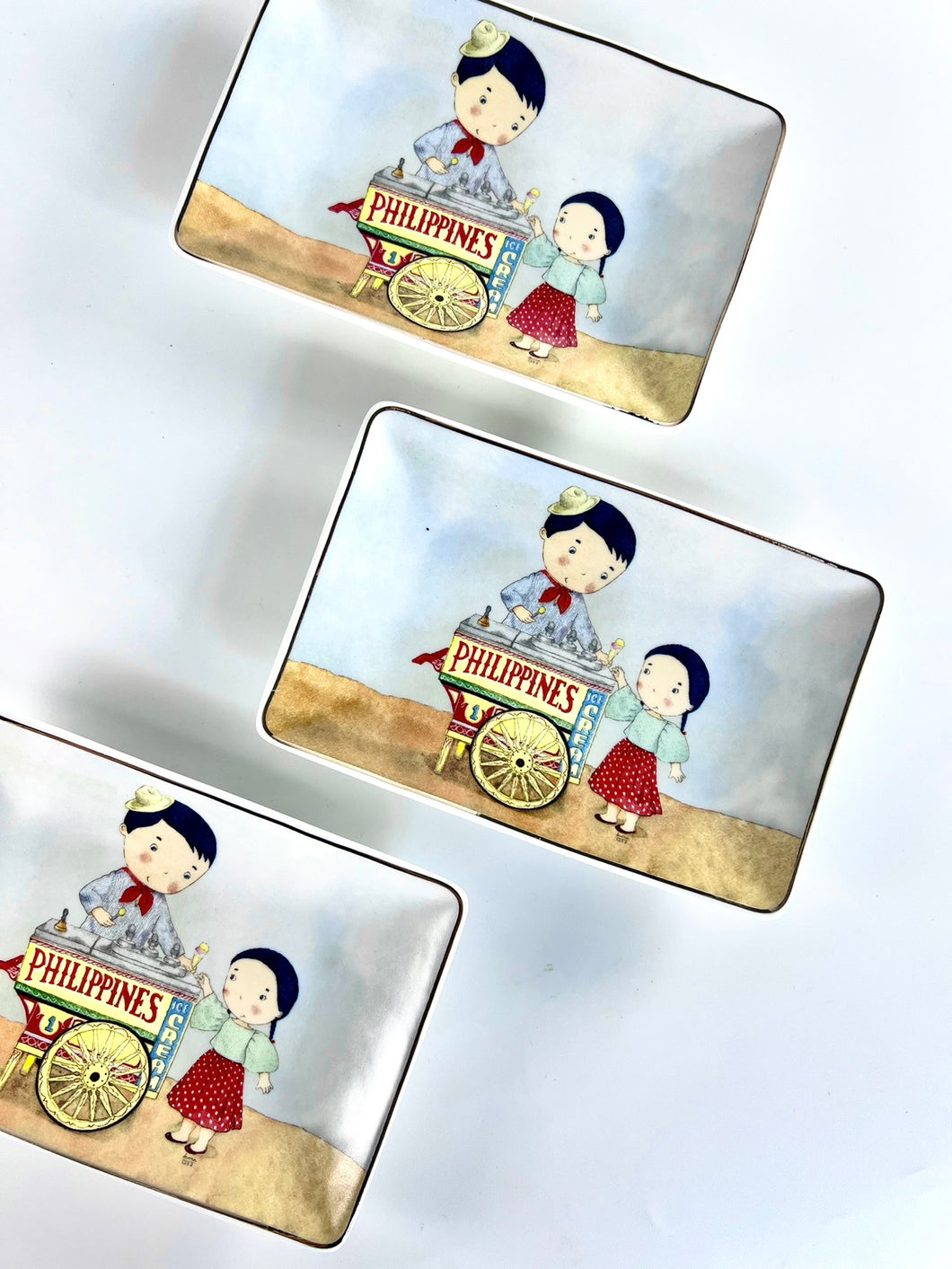 Street food Trinket Dish in a Kraft Box – CASAJUAN FINE FILIPINO HOMEWARE