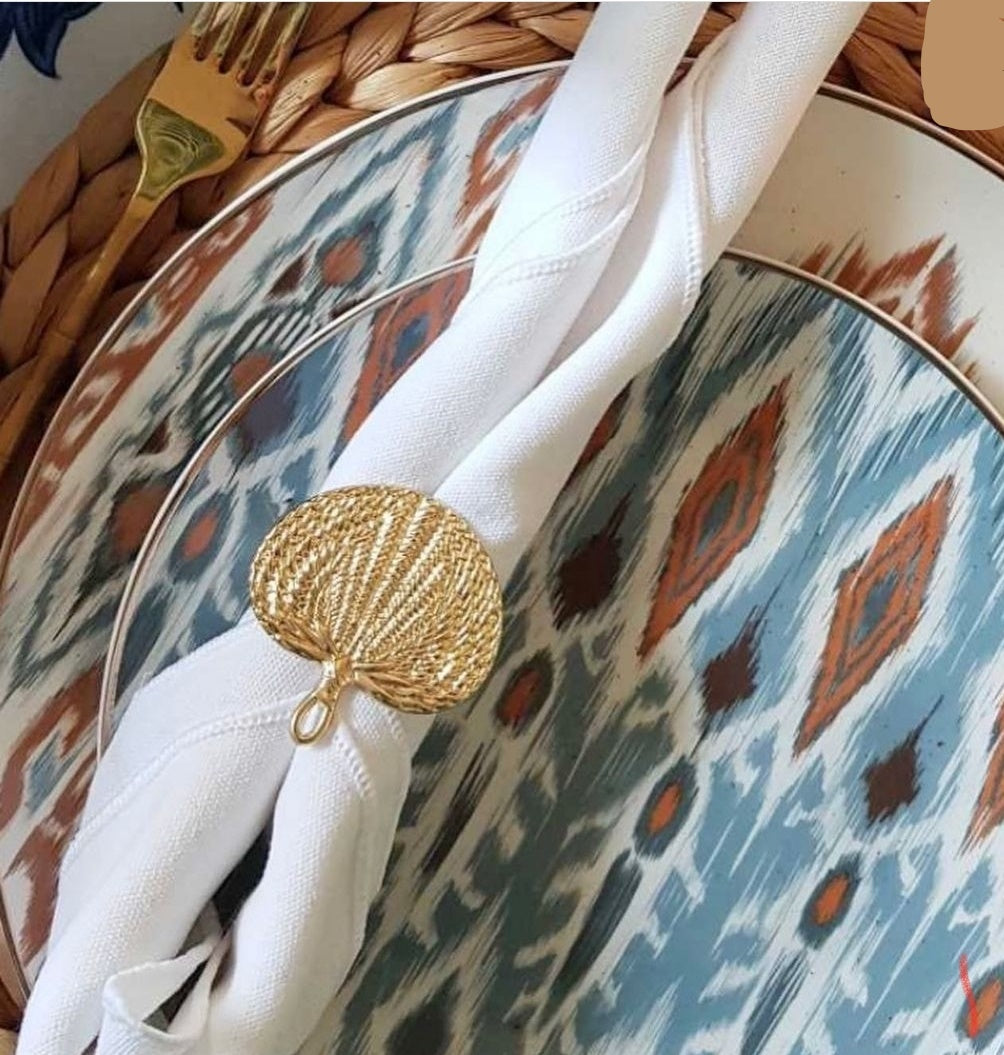 Abaniko Napkin Ring – CASAJUAN FINE FILIPINO HOMEWARE